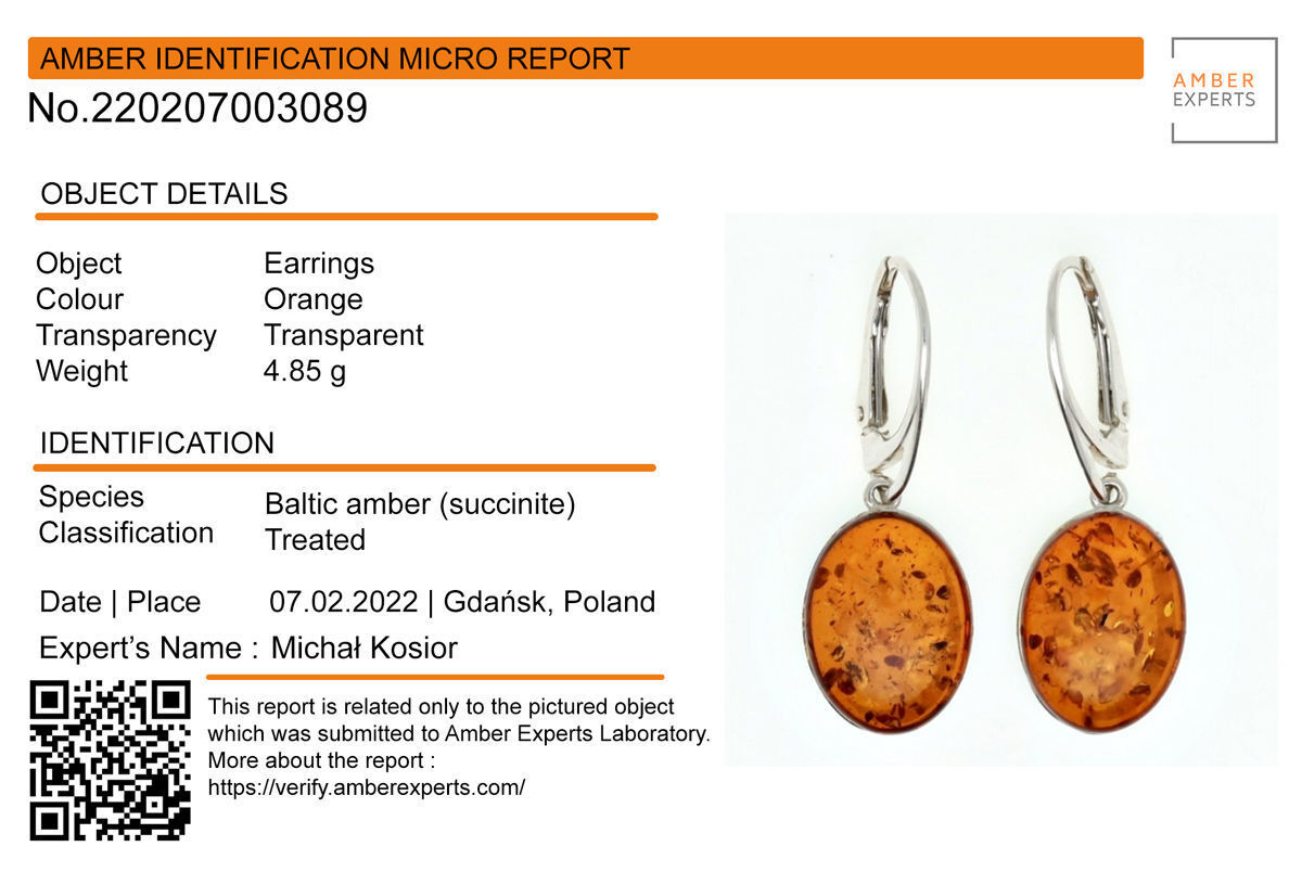 Sterling Silver and Baltic Amber French Leverback Honey Amber Oval ...